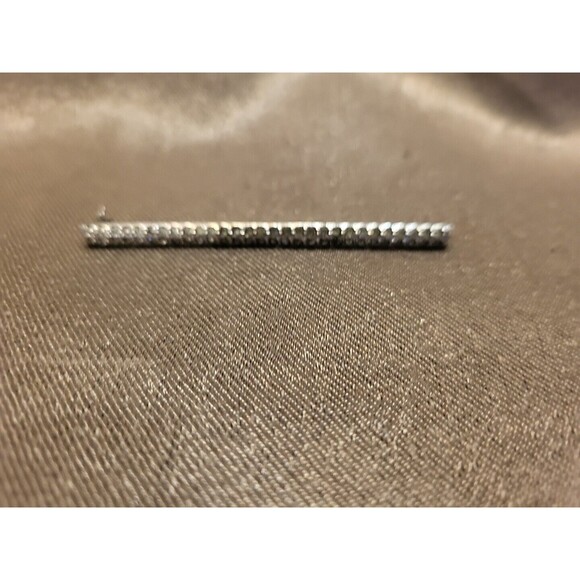 Unbranded | Jewelry | Vintage Sterling Silver Bar Pin With Cut Paste ...
